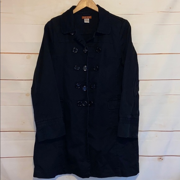 Doki Geki | Jackets & Coats | Doki Geki Long Jacket 0 Cotton Coat Black ...
